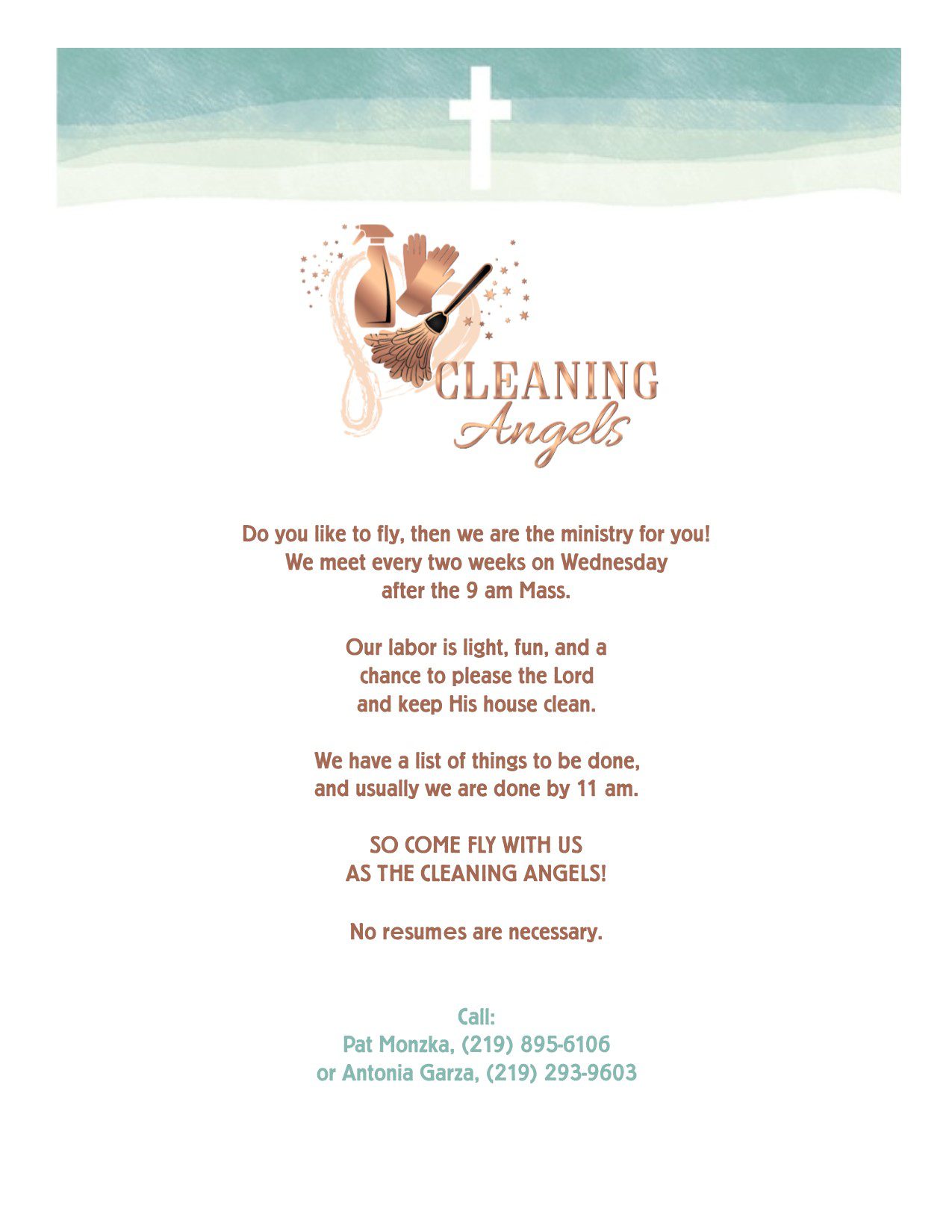 Cleaning Angels – St. James the Less